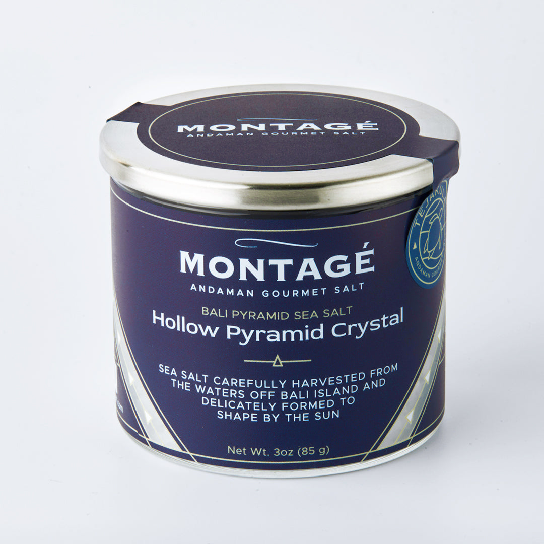 Pyramid Salt Gourmet Salt | Hollow Pyramid Crystal | 85g Glass Jar ...